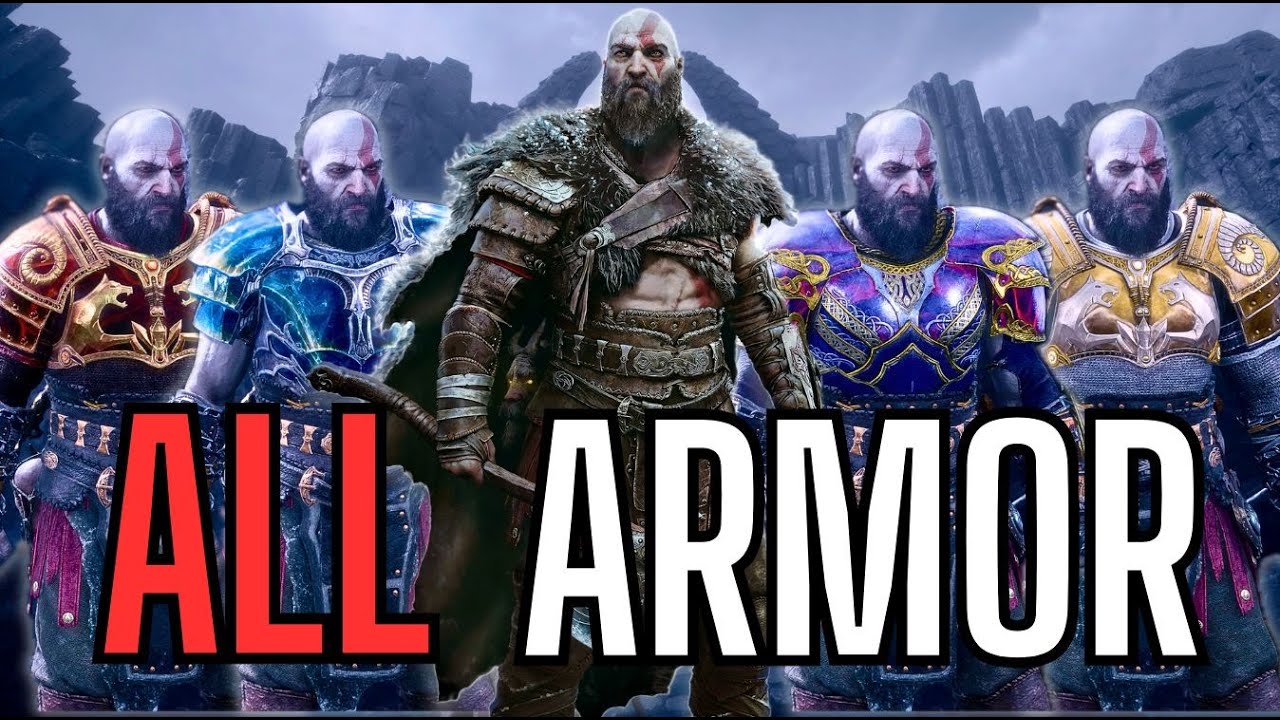 ALL God Of War Ragnarok Valhalla Armor - YouTube