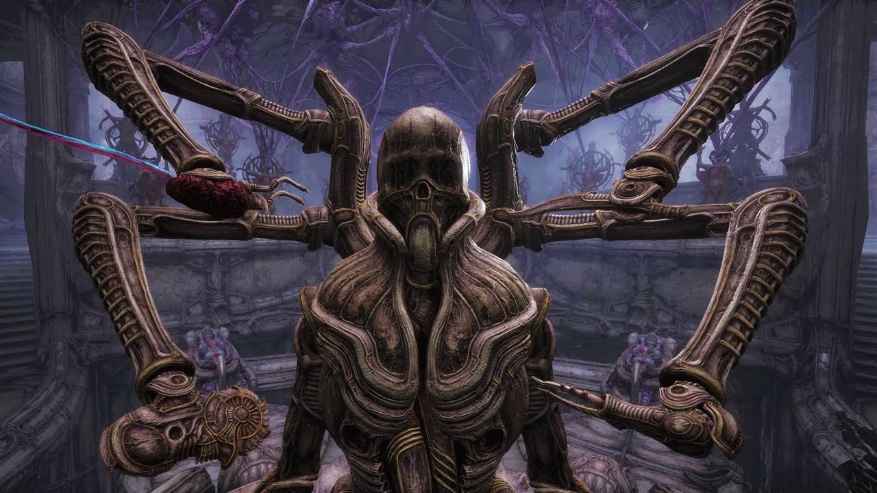 SCORN Very Gory Ending - Ultrawide Gaming 3440x1440 - YouTube