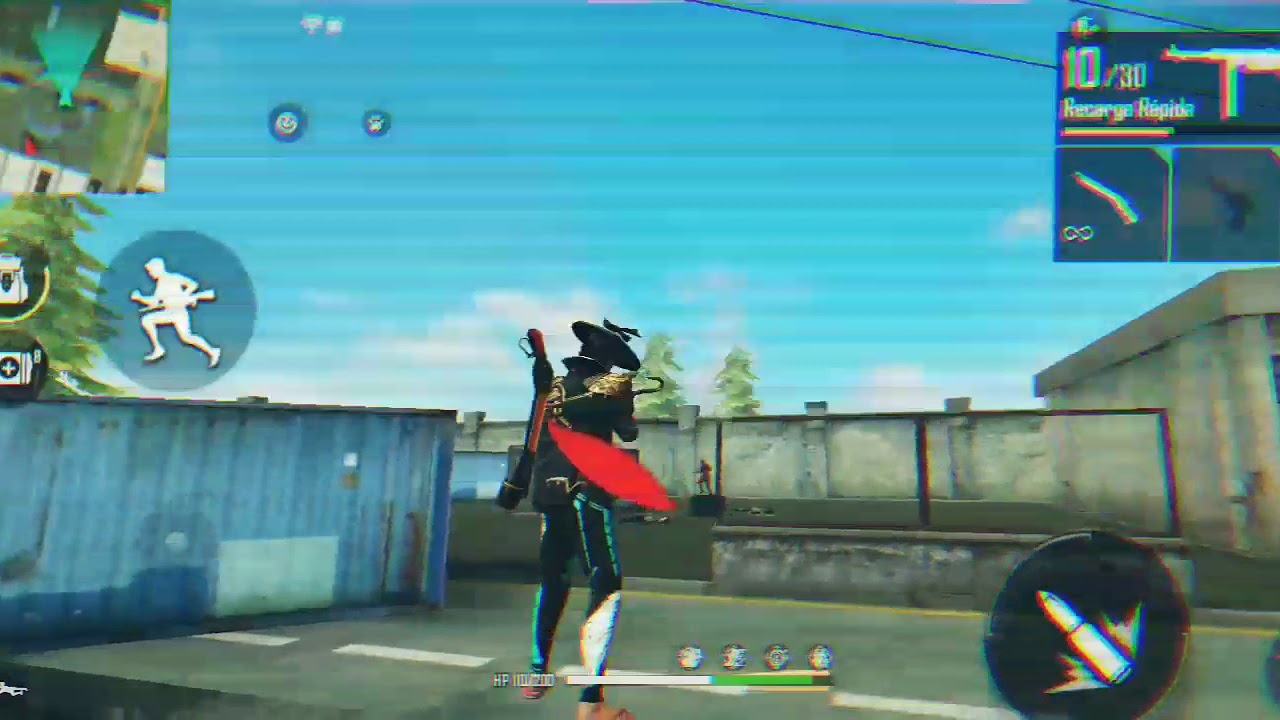 Jogando novo modo treinamento ff - YouTube