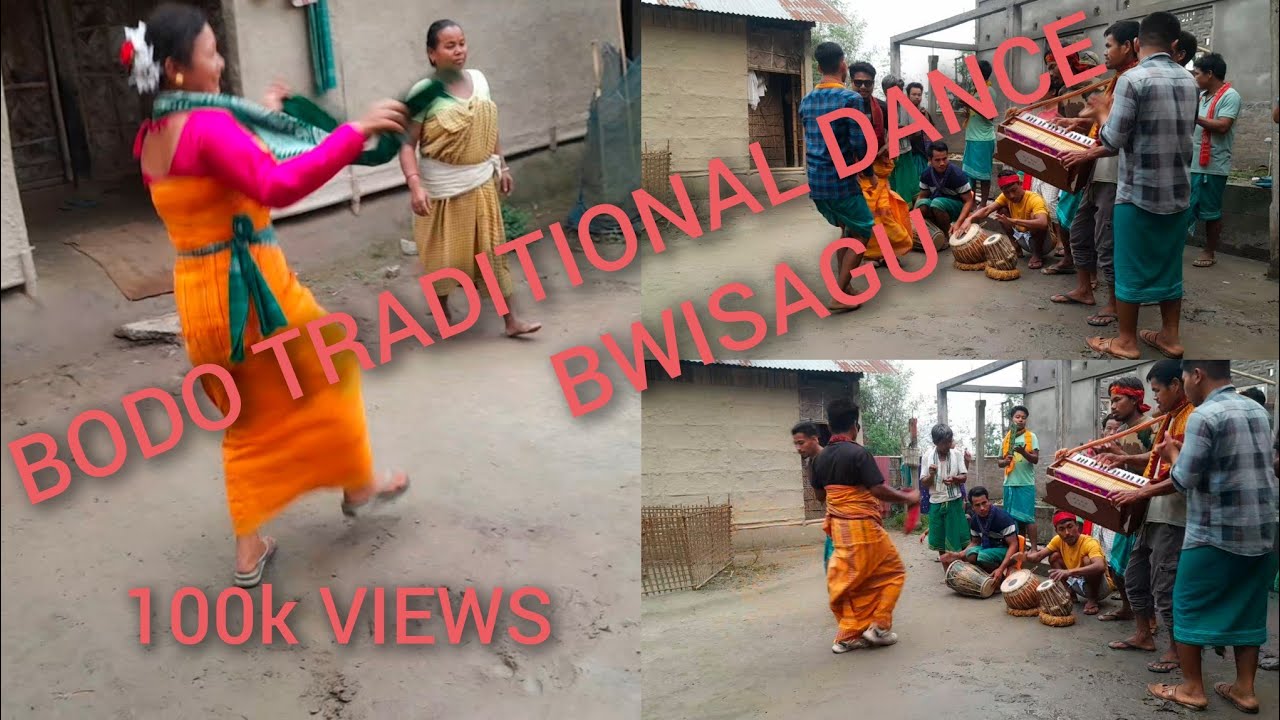 Bodo Traditional Dance Bwisagu ️ ️ ️😀||Bwisagu Bwtwr Ni Dosi Rongjabay ...