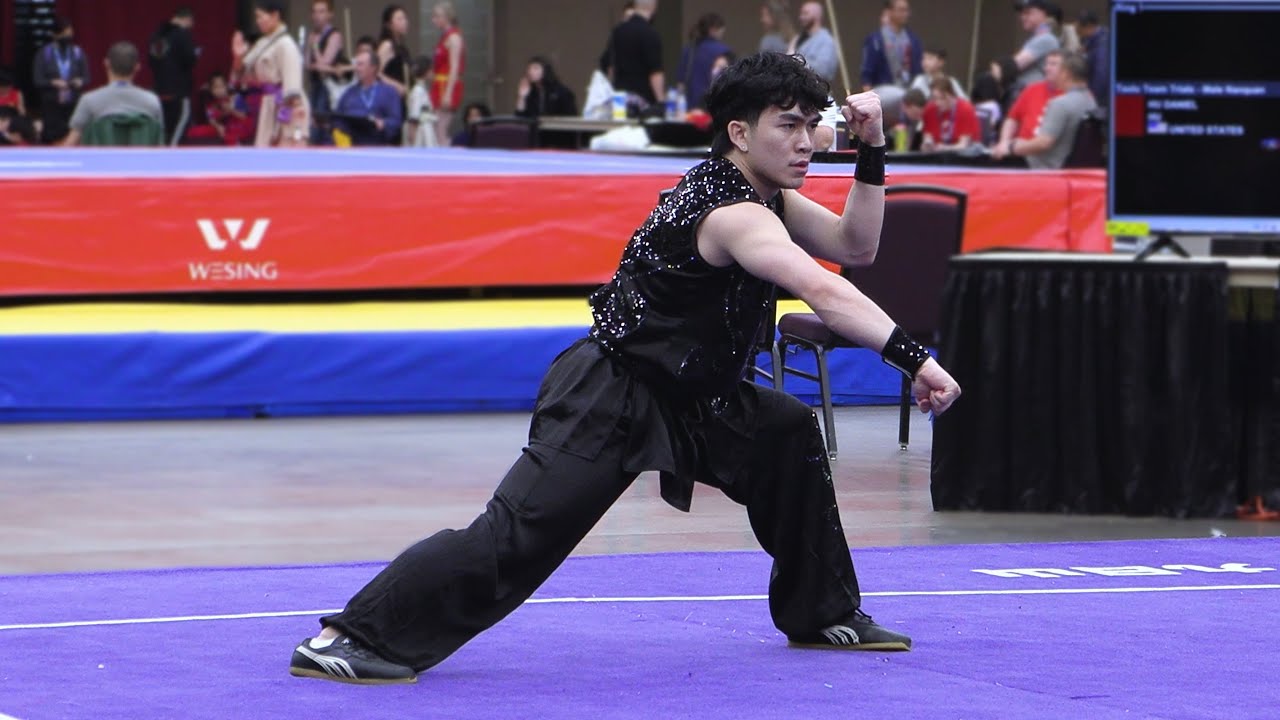 Daniel Hu - Male Nanquan - USA ADULT WUSHU TEAM TRIALS 2023 - YouTube