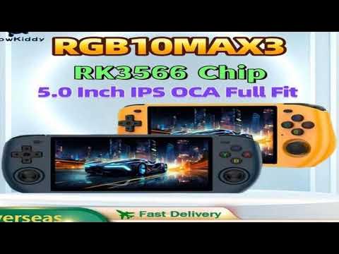 POWKIDDY RGB10MAX3 Retro Handheld Game Console Open-Source Gaming Video Player 5 Inch 1280 - YouTube