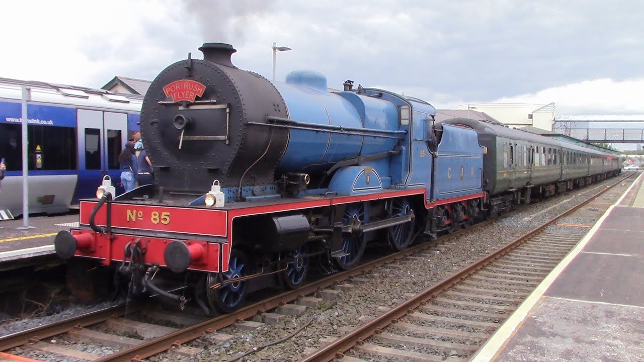 No.85 Merlin on the Portrush Flyer - August 2017 - YouTube
