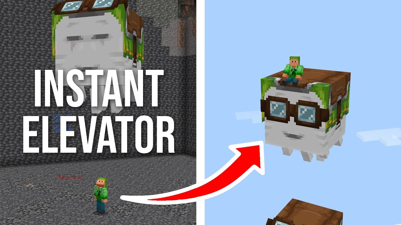 I Made the Fastest Elevator in Minecraft Using Happy Ghasts! - YouTube