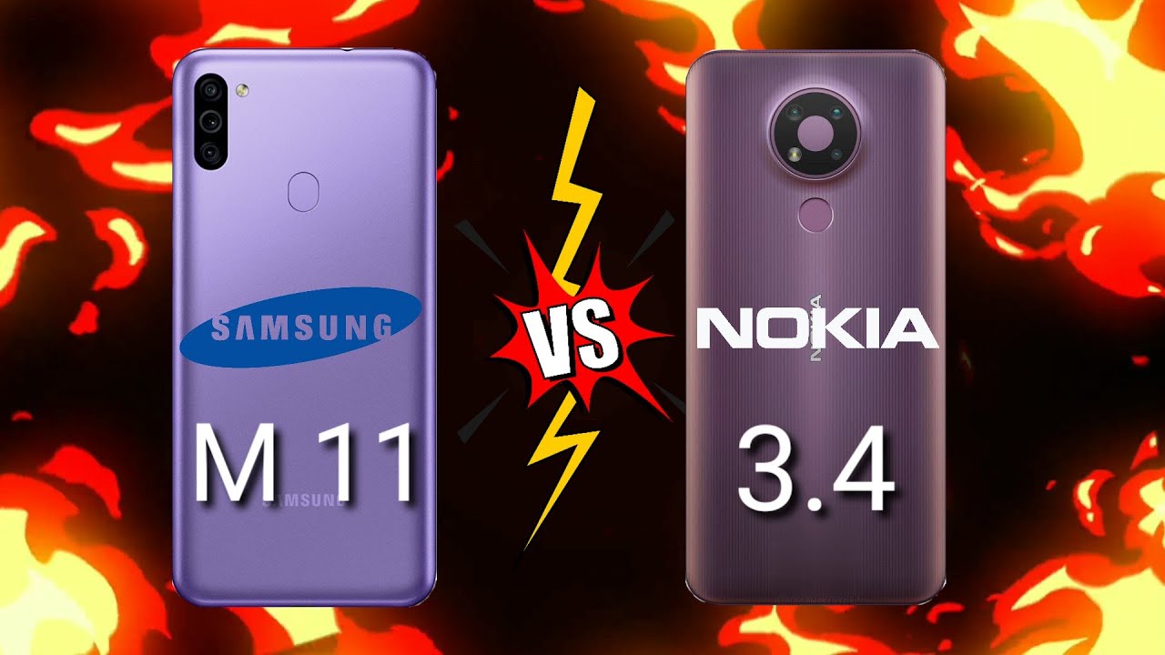 SAMSUNG M11 VS NOKIA 3.4 Which is BEST? - YouTube