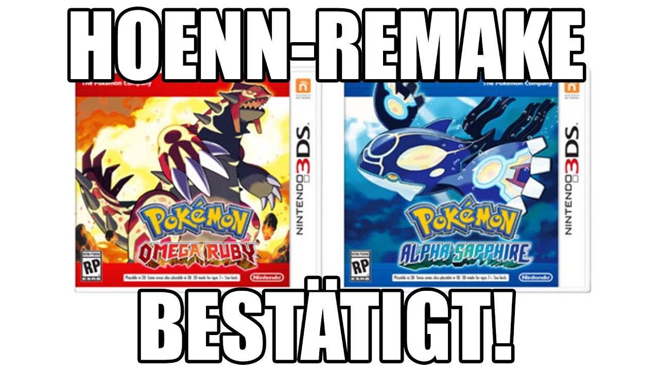 POKÉMON OMEGA RUBY/ALPHA SAPPHIRE - Hoenn-Remakes bestätigt! - YouTube