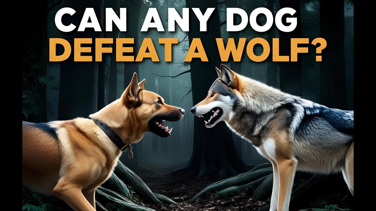 Can Any Dog Defeat a Wolf? 🐶 vs 🐺 - YouTube
