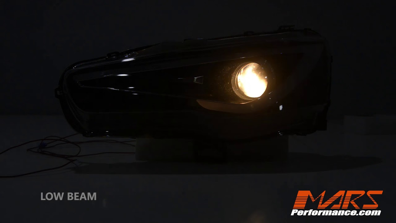 Mars Performance LED DRL Projector Sequential Indicator Head Lights for ...