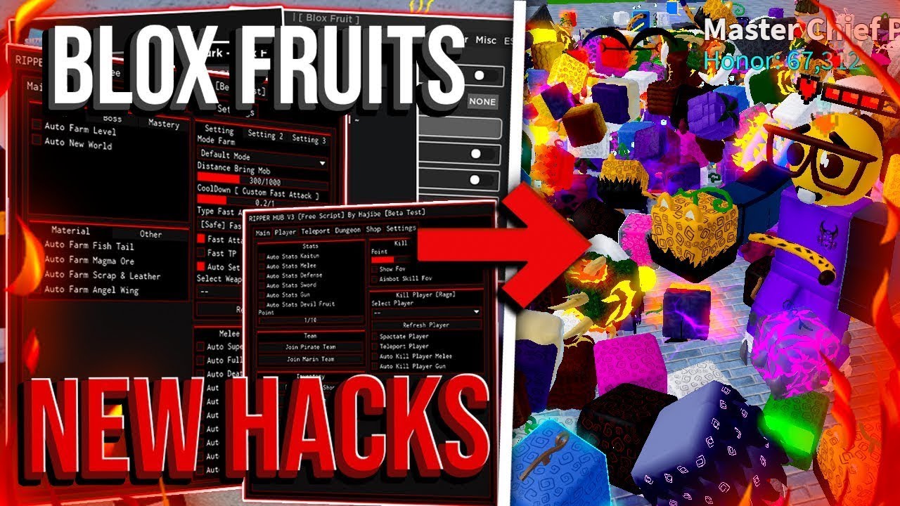 DEVIL FRUIT SCRIPT Roblox Blox Fruits Hack Script GUI Auto Farm, Devil ...