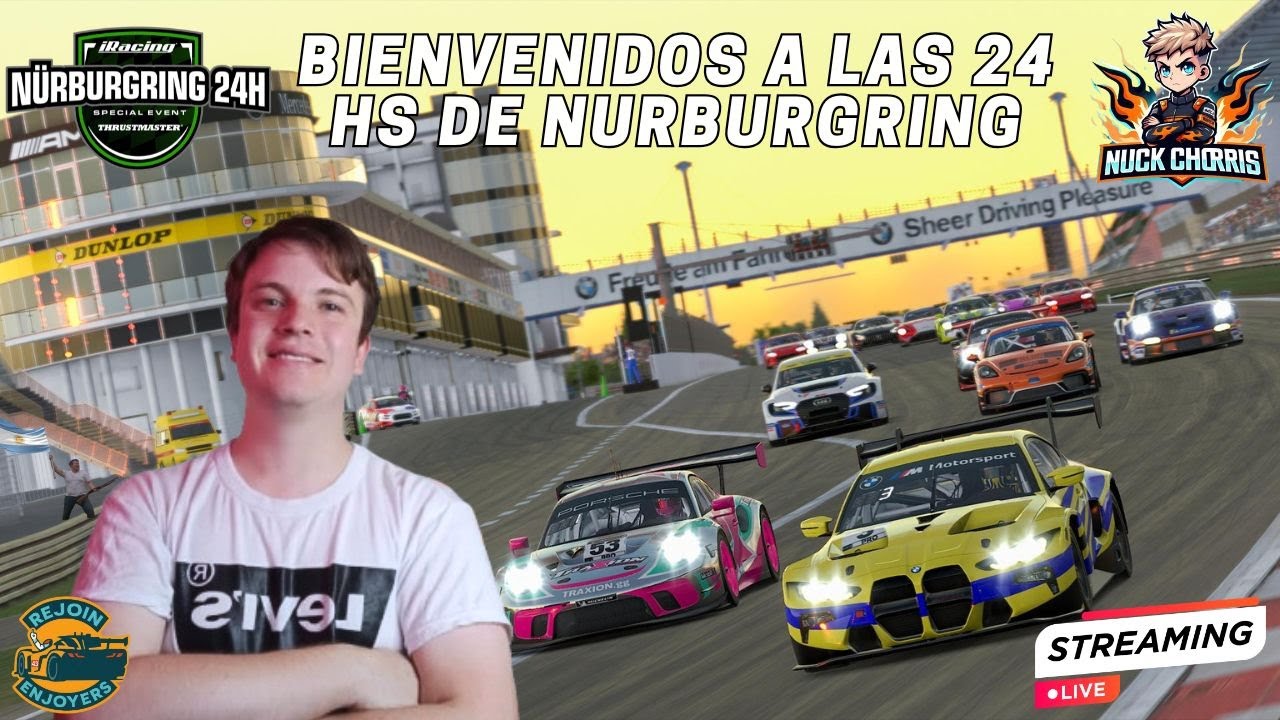 24 HS DE NURBURGRING!! REJOIN ENJOYERS VA POR EL RETO! #iracing # ...