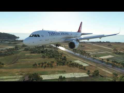 🔴TÜRK HAVA YOLLARI *Turkish Airlines * ULTRA GRAPHICS* A320neo Landing At Gazipaşa - Alanya Airport🔴