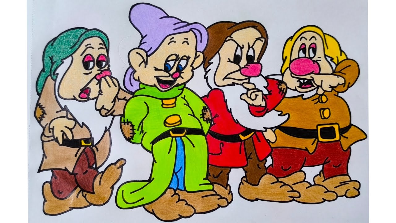 Seven Dwarfs (Sleepy, Dopey, Grumpy, Sneezy) - YouTube