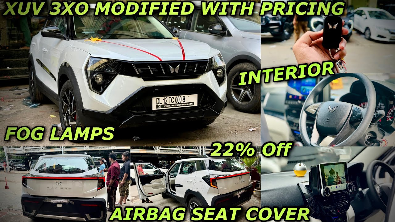 2024 MAHINDRA XUV 3XO FULLY MODIFIED WITH PRICE | XUV 3XO MODIFICATION ...