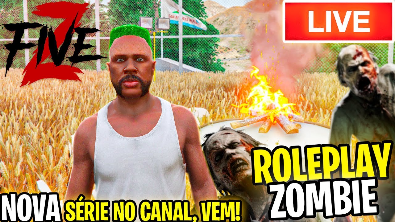 GTA RP ZOMBIE - NOVA Série de zombie no CANAL! - (FiveZ Brasil) - YouTube