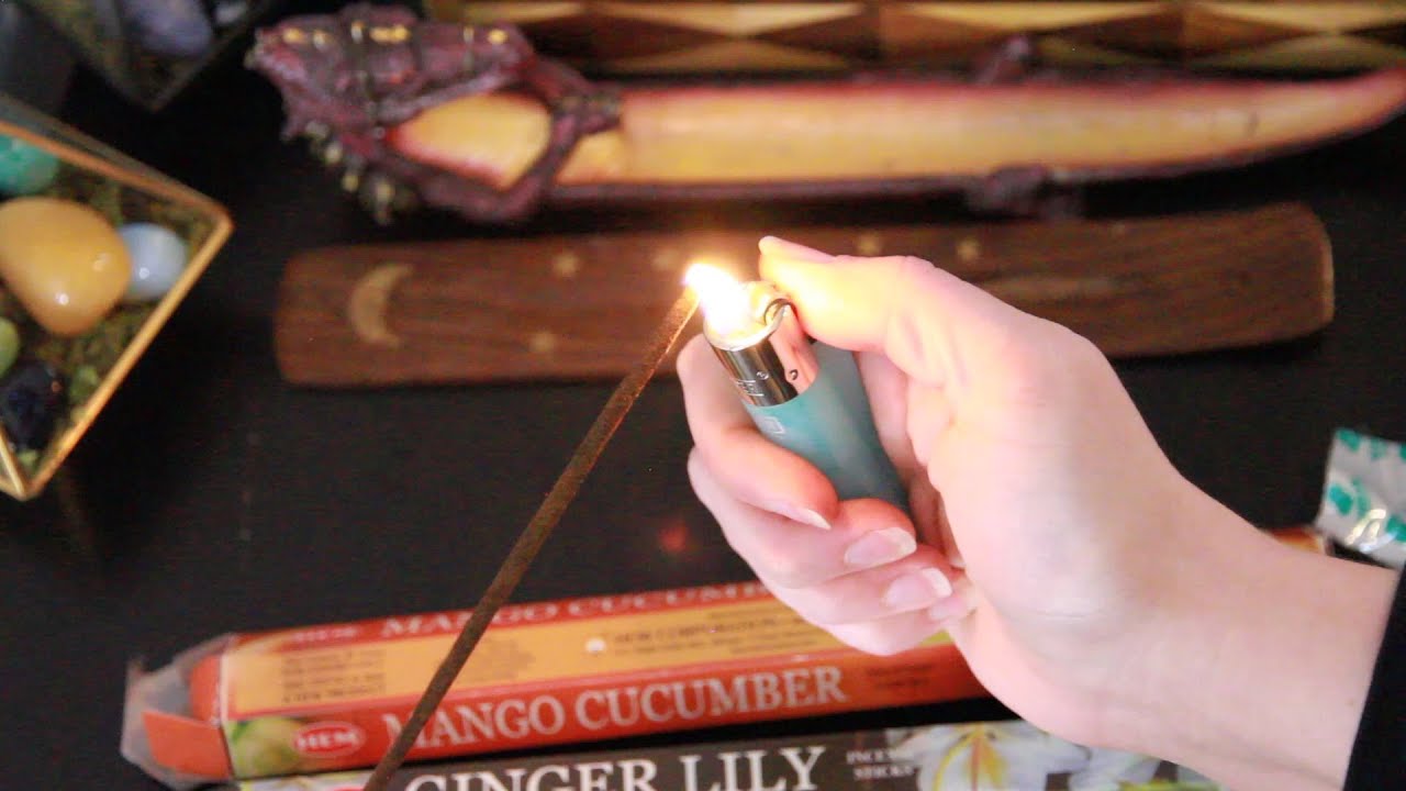 ⚡️ Tapping & Lighting 🔥 Incense ASMR ~ 🌙 Moon & Magic ASMR (soft spoken ...