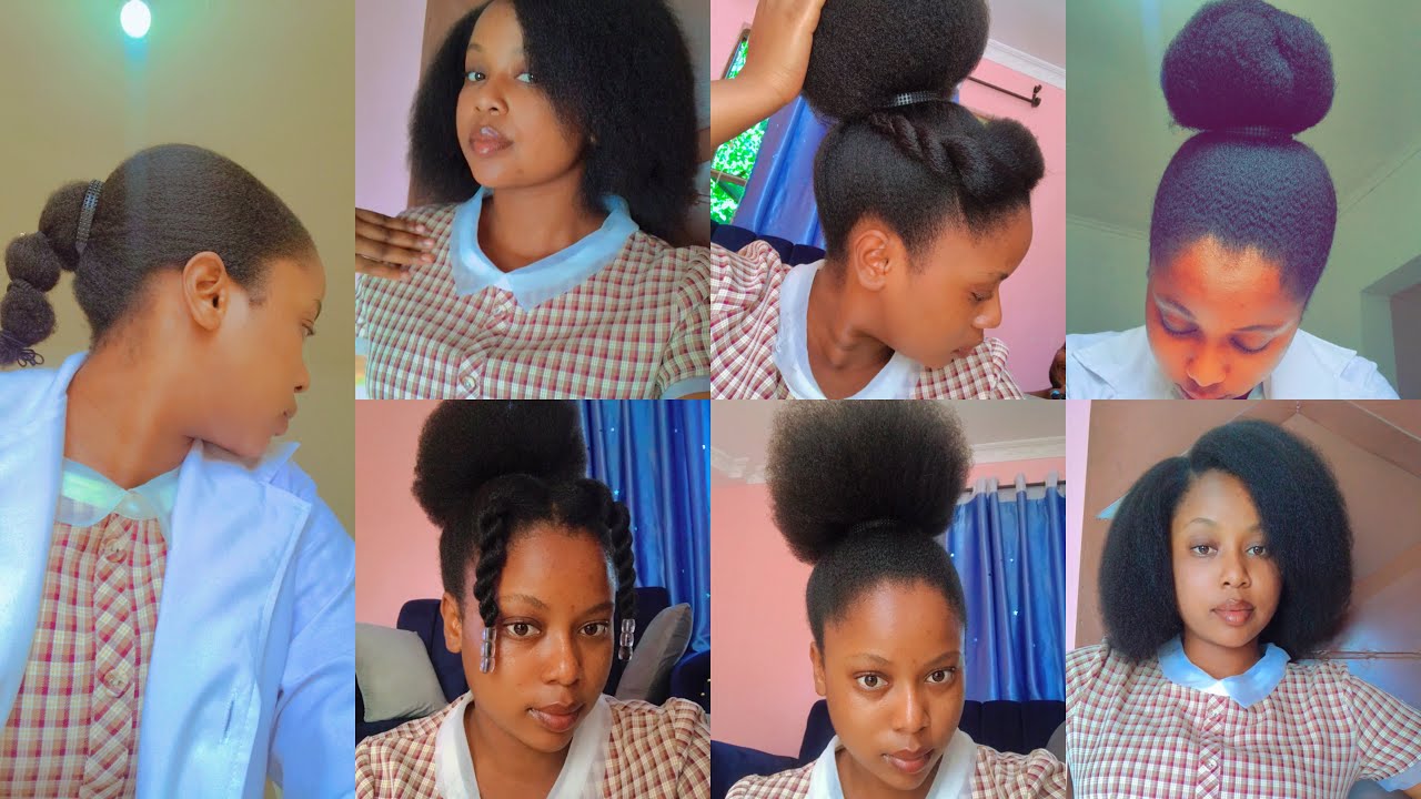 JINSI YA KUBANA NYWELE NATURAL KIURAHISI#naturalhairstyles - YouTube