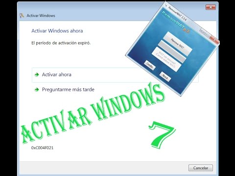 Como Activar Windows 7 - Removewat/Hola Manuel - YouTube