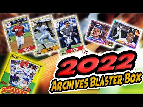 2022 Archive MLB Blaster Box - YouTube