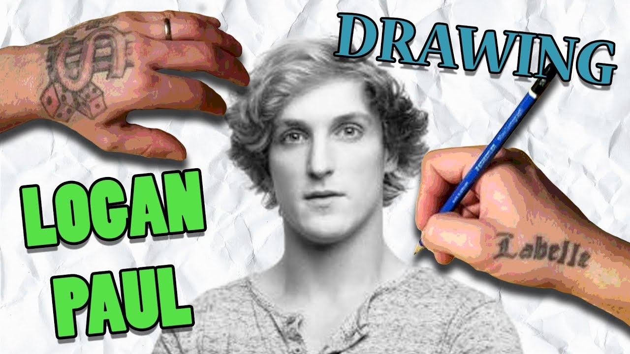 Logan Paul Time Lapse Pencil Drawing - YouTube