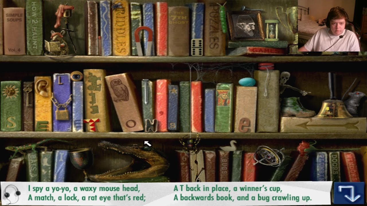 What's The Skeleton's Favorite Book? I SPY Mystery - Part 5 - YouTube