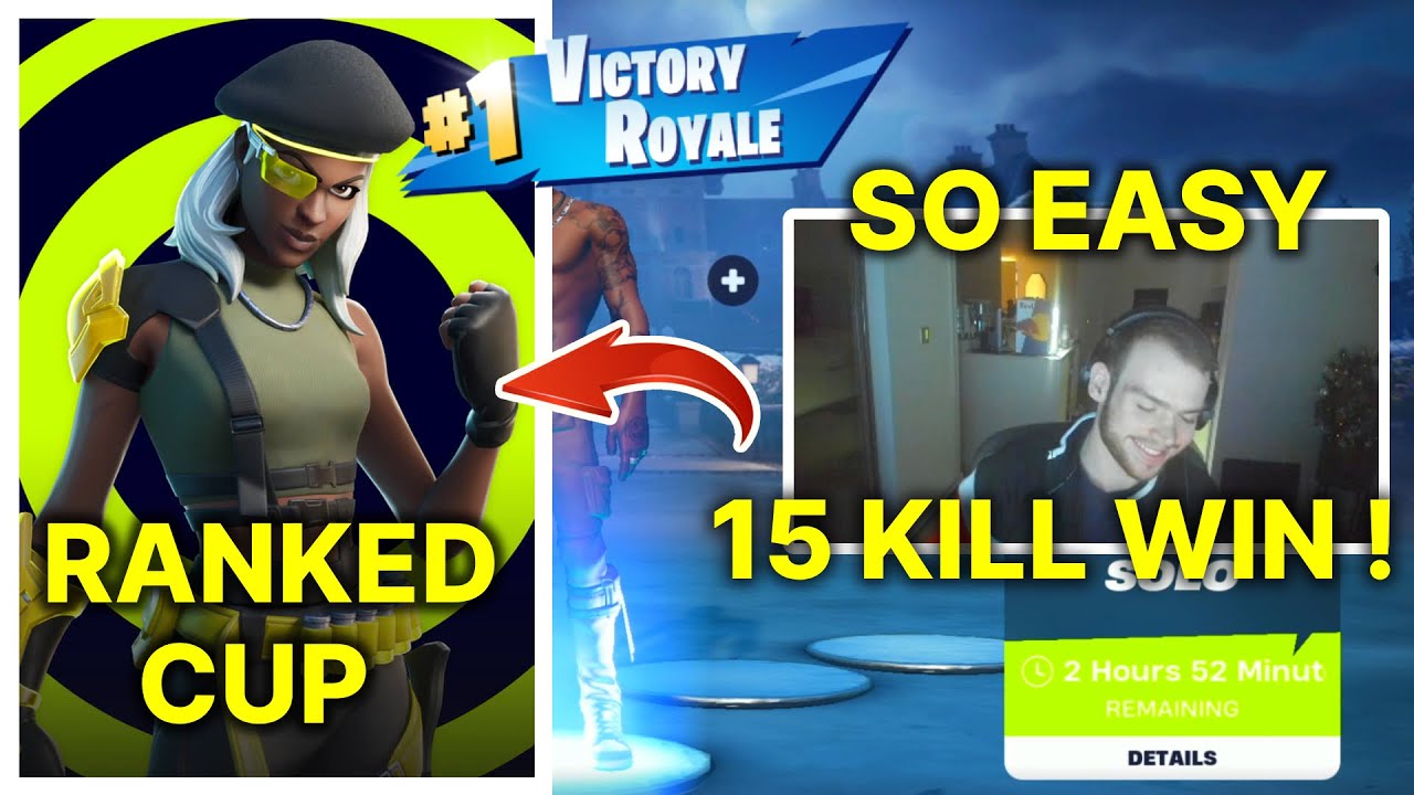 Mongraal dominating and Drops *15 KILL WIN* in SOLO RANKED CUP ! - YouTube