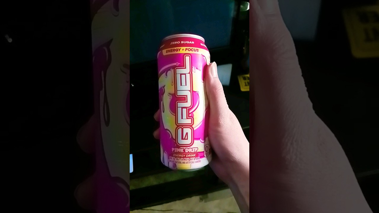 Gfuel PINK DRIP Does It Actually Taste Like Strawberry Starburst? - YouTube