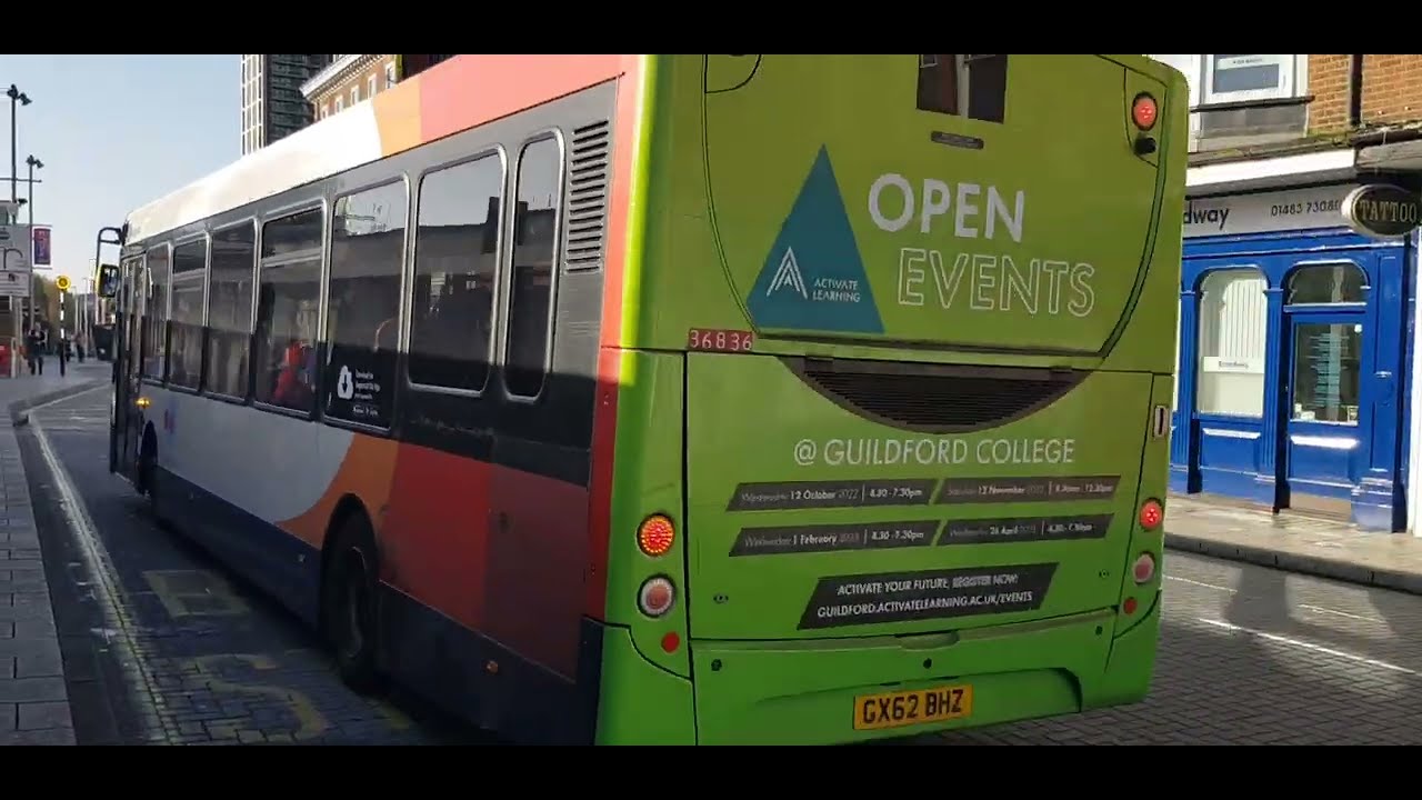 Here is the stagecoach bus 36836 on the number 91 in Woking Sunday 20 ...