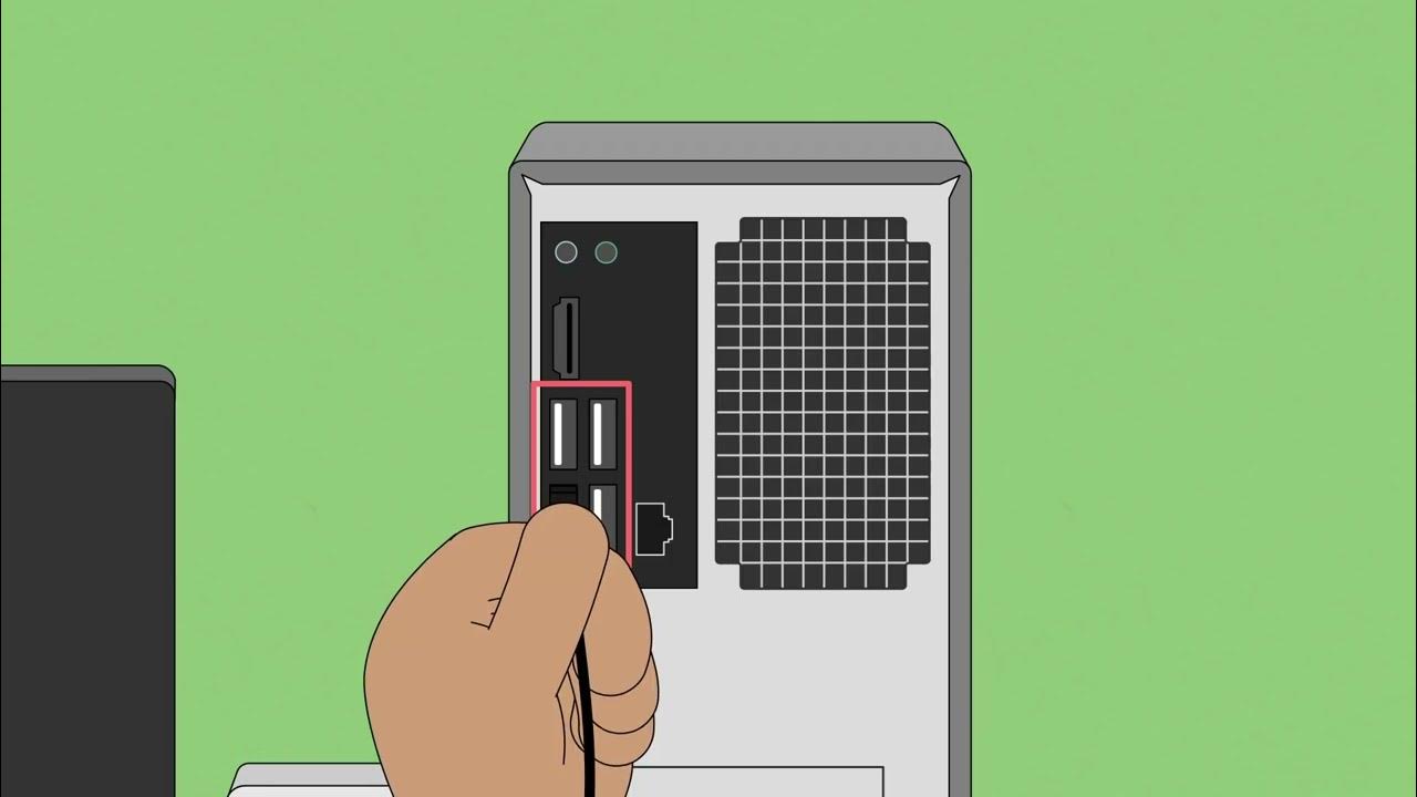 Computer Basics Setting Up a Desktop Computer - YouTube