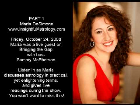 Maria DeSimone Live on Bridging the Gap with Sammy McPhearson (Part 1 ...