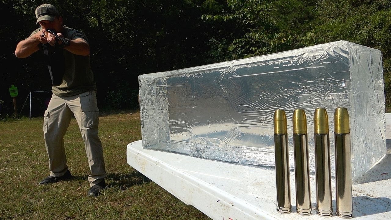Elephant Rifle vs Ballistic Gel - YouTube