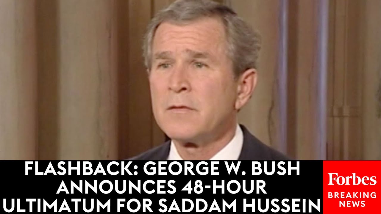FLASHBACK: 20 Years Ago, Bush Issues Ultimatum To Saddam Hussein To ...