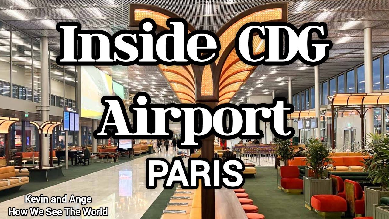 Inside Paris Cdg Airport before our first flight towards home. - YouTube
