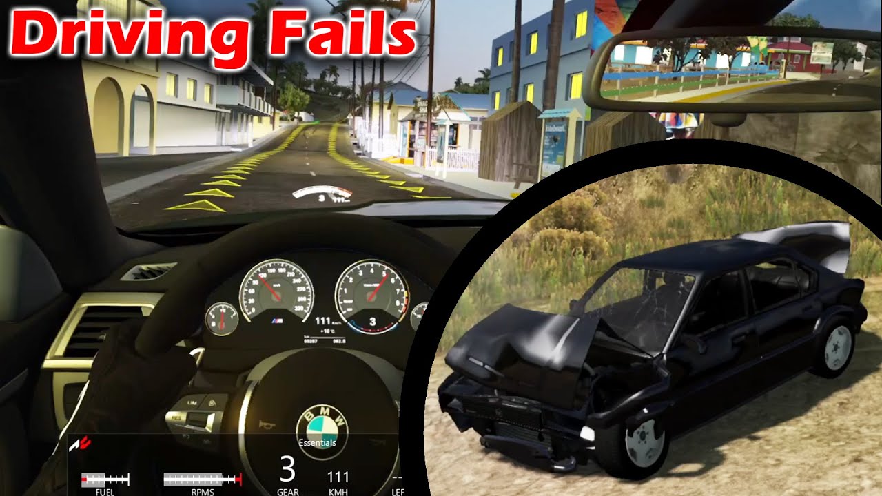 *ATTEMPTING* To "Drive" With A STEERING WHEEL [Assetto Corsa/BeamNG ...
