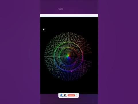 Multi Color Lined Circle Using Python Turtle || #shorts #funwithcode #pythonturtle #coding # ...