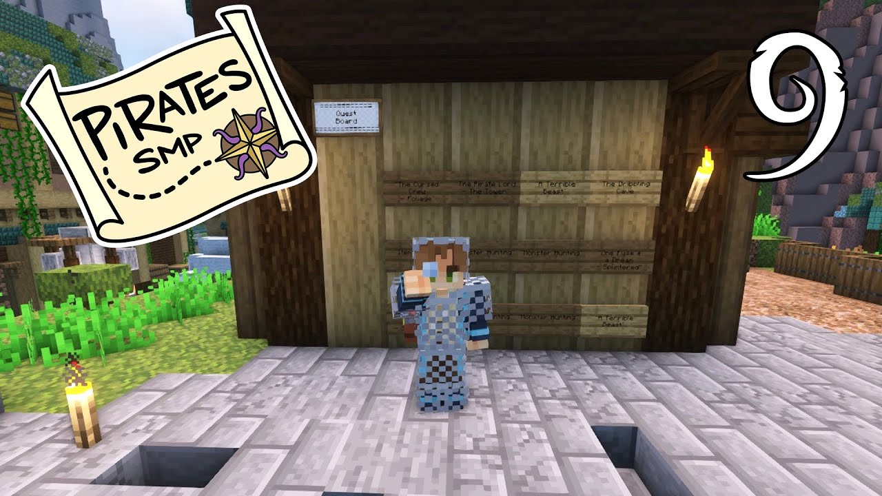 Pirates SMP Day 9 - Crazy Cool Questing Kooky! - YouTube