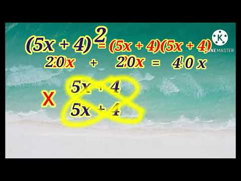 finding the SQUARE OF A BINOMIAL using BUTTERFLY method - YouTube