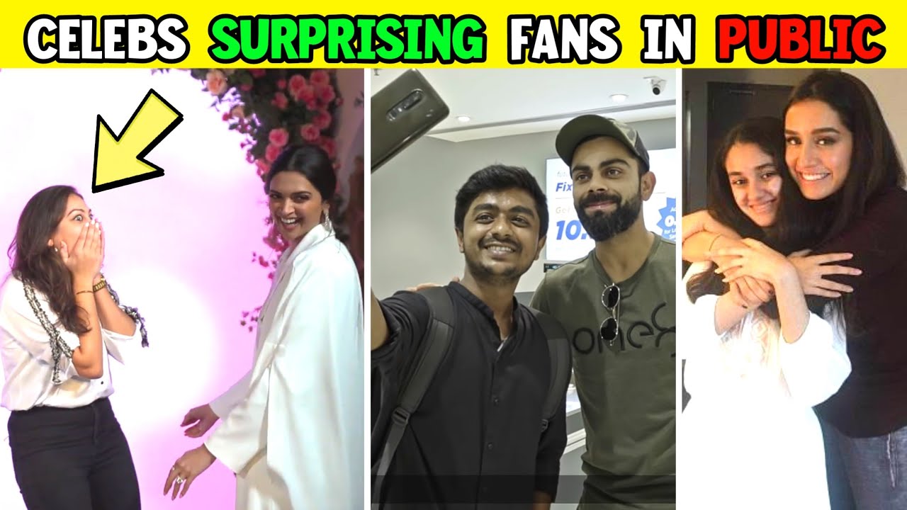 Bollywood Celebrities Surprising Their Fans In Public | Indian Celebs ...