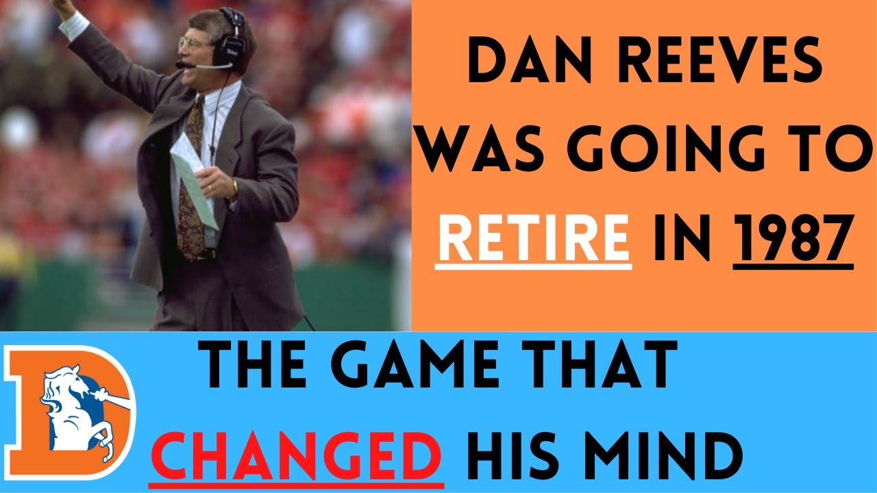 The GAME That SAVED Dan Reeves' CAREER | Raiders @ Broncos (1987) - YouTube