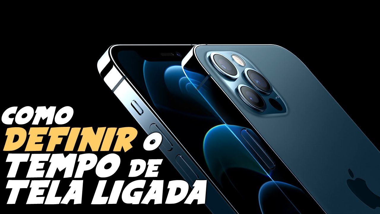 Como DEFINIR o TEMPO de TELA LIGADA do IPHONE e IPAD - YouTube