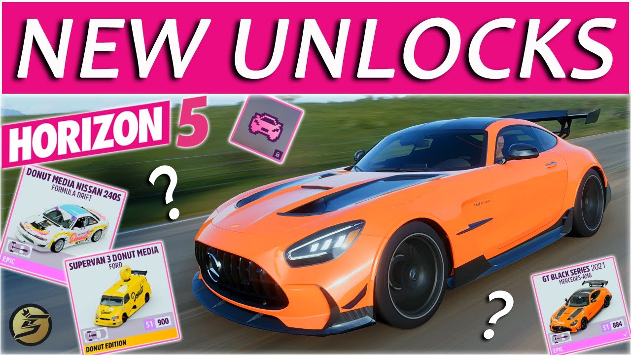 5 NEW CAR UNLOCKS + HIGH LOW Donut Media STORY Forza Horizon 5 Update ...