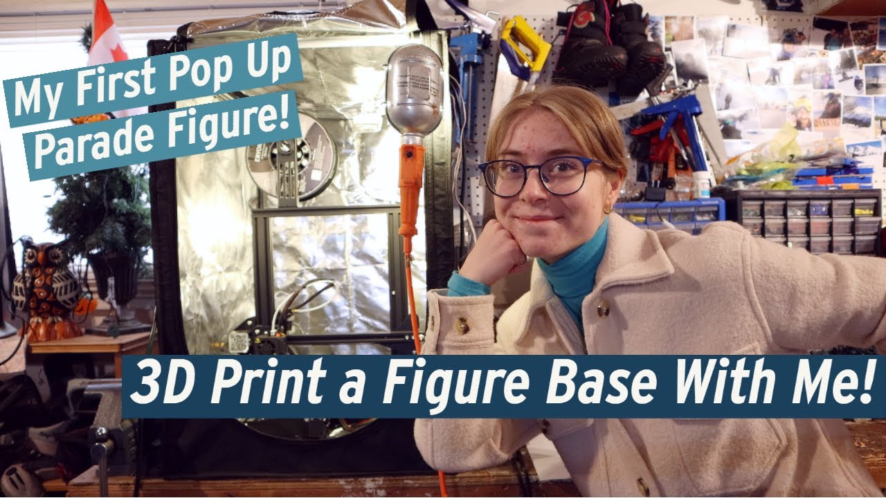 3D Print a Figure Base With Me! // Unboxing my First Pop Up Parade ...