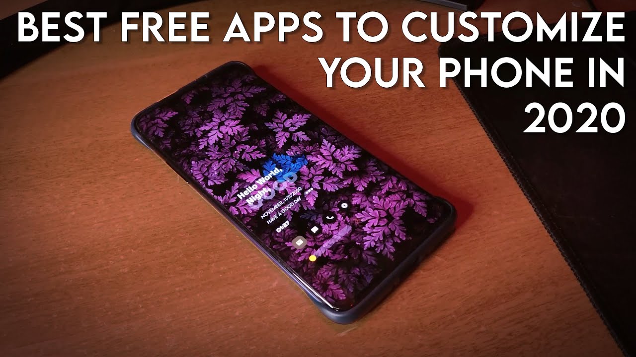 Best Free Apps to customize your Android 2020 - YouTube