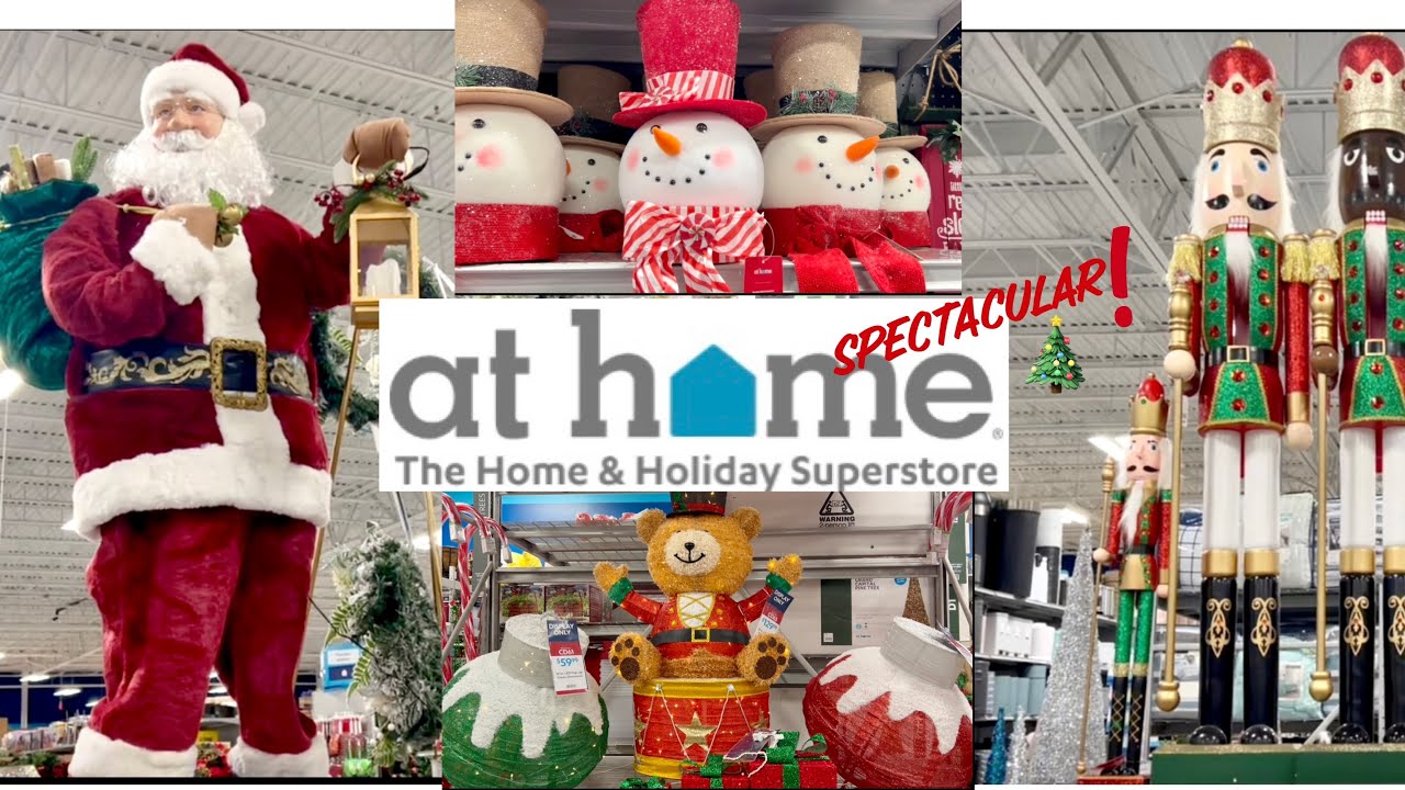 *SPECTACULAR* AT HOME STORE WALKTHROUGH/CHRISTMAS DECOR/CHRISTMAS ...
