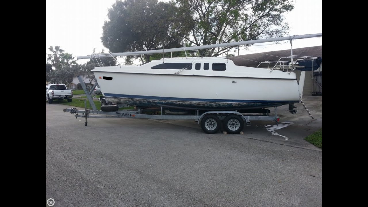 [SOLD] Used 1997 Hunter 26/SL in Davie, Florida - YouTube