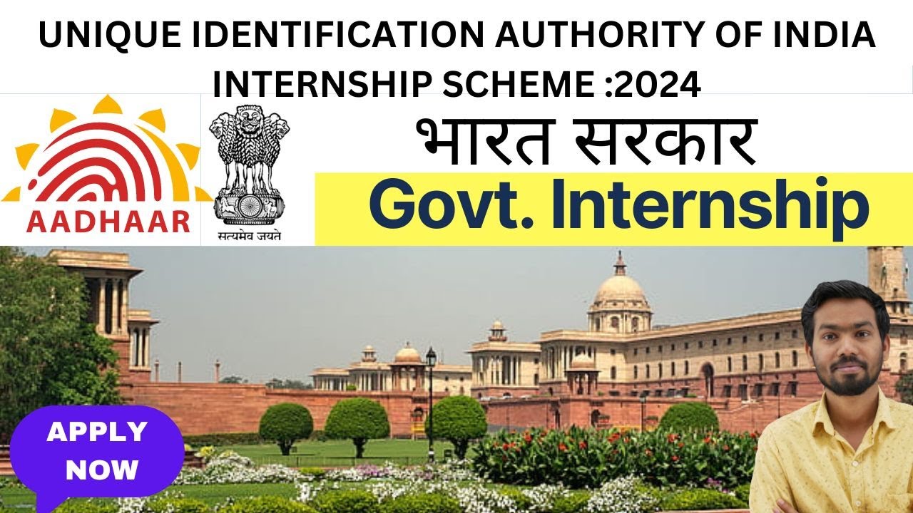 Aadhar UIDAI Internship 2024 | Govt Internship 2024 | Free Internship ...