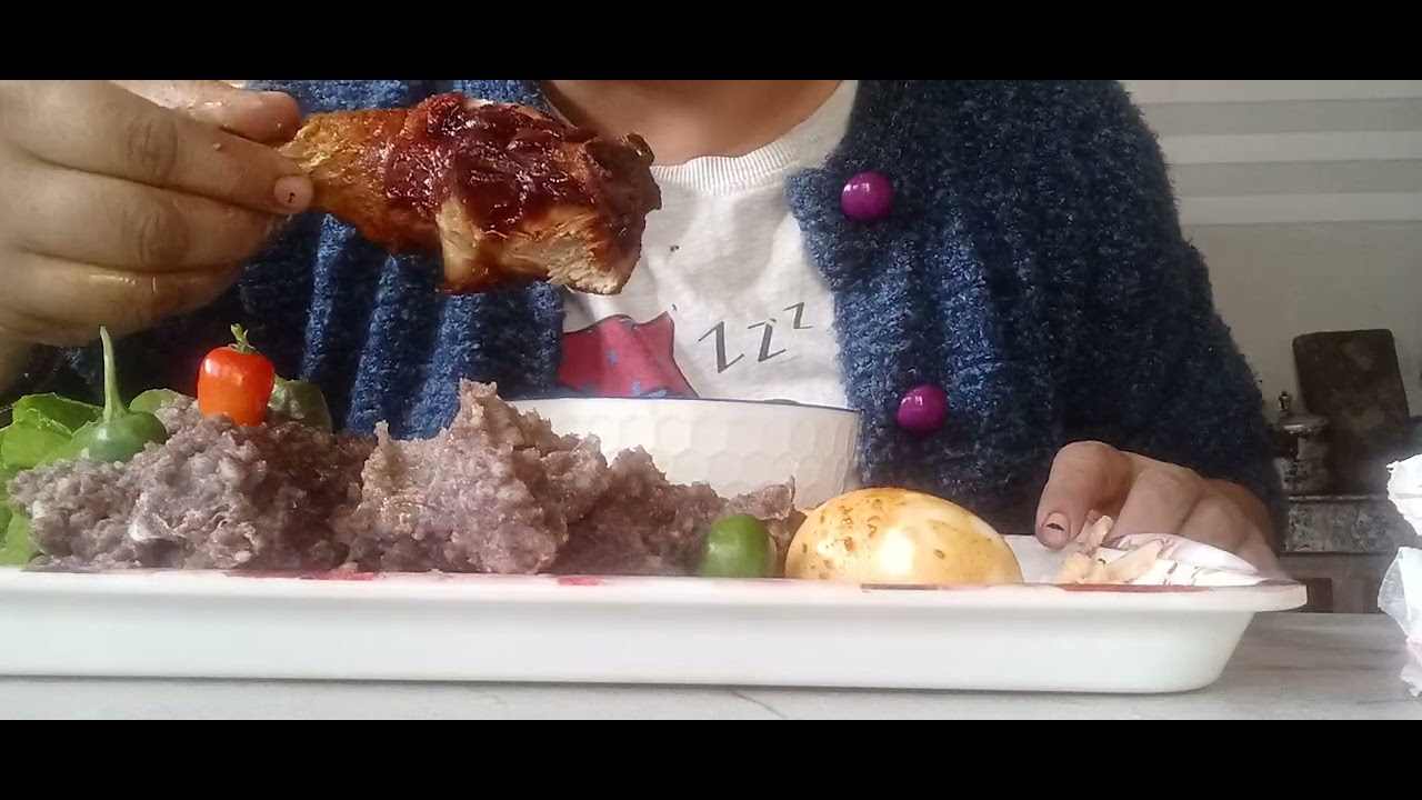 KODOKO DEDO AND CHICKEN CURRY #mukbangnepalifood #mukbang #food - YouTube