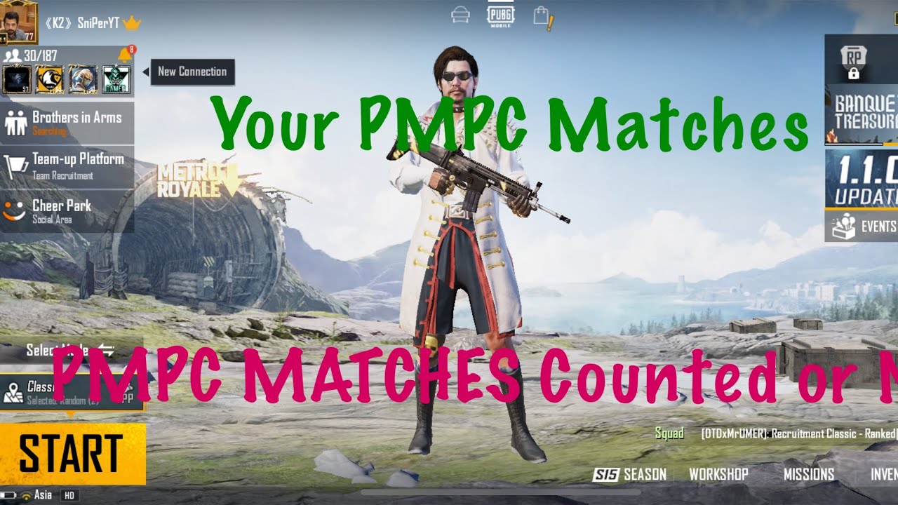 How to play PMPC 2020 matches and how your 15 matches Counted or Not ...