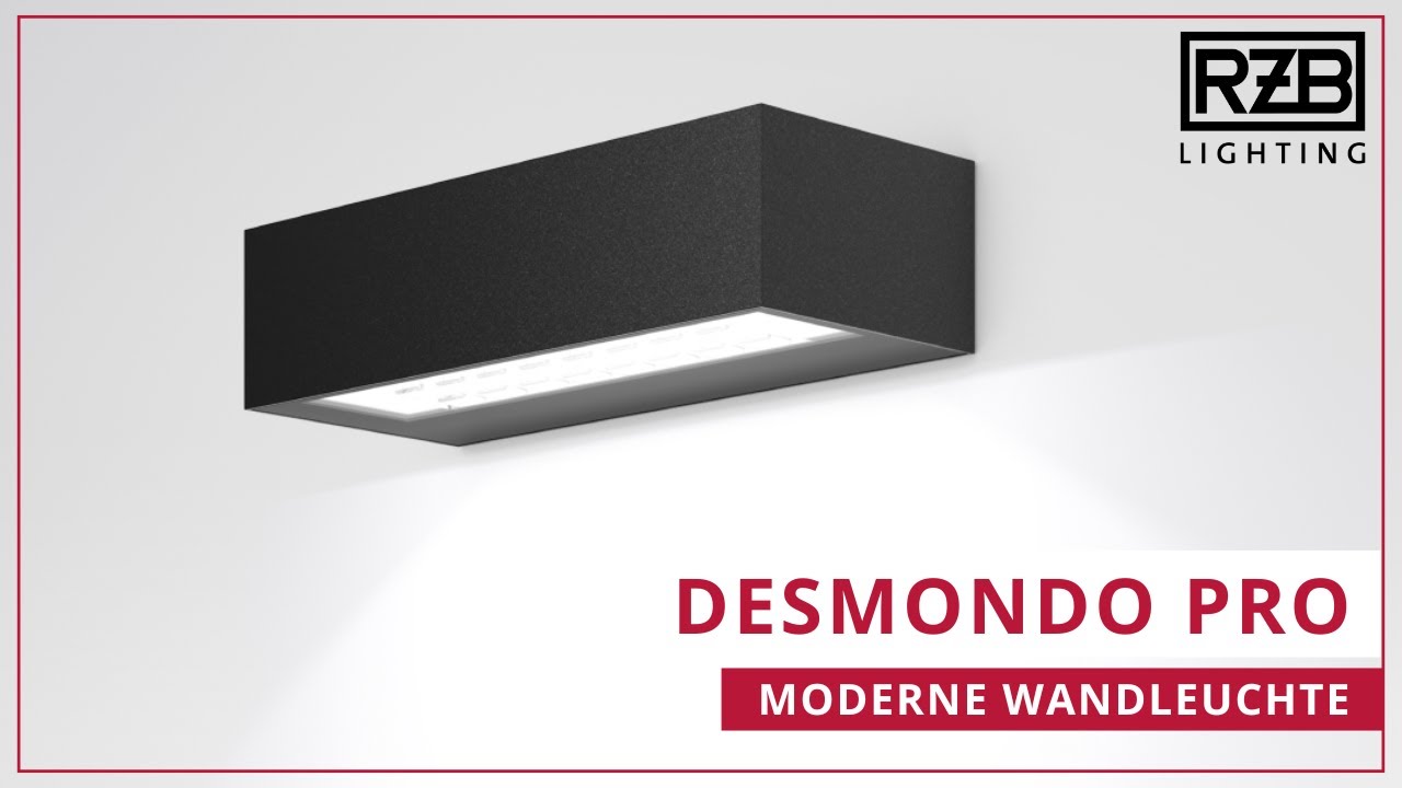 DESMONDO PRO | Moderne Wandleuchte - YouTube