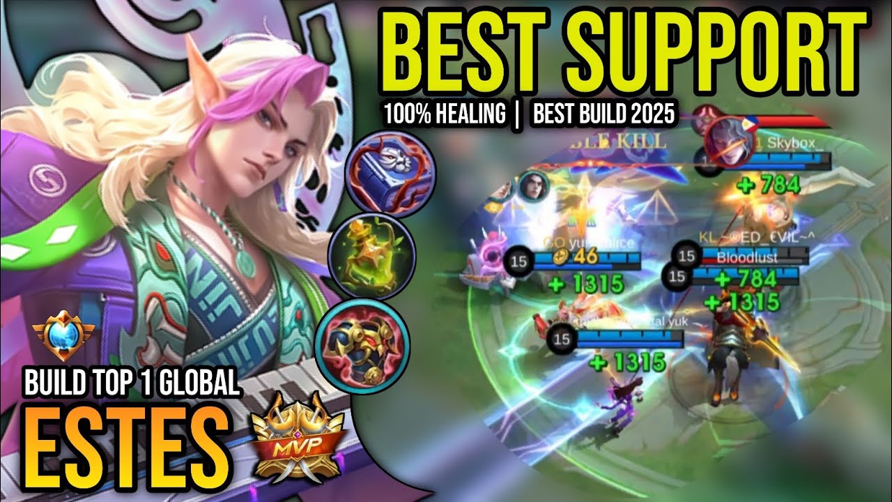 ESTES BEST BUILD 2025 | BUILD TOP 1 GLOBAL ESTES GAMEPLAY | MOBILE ...