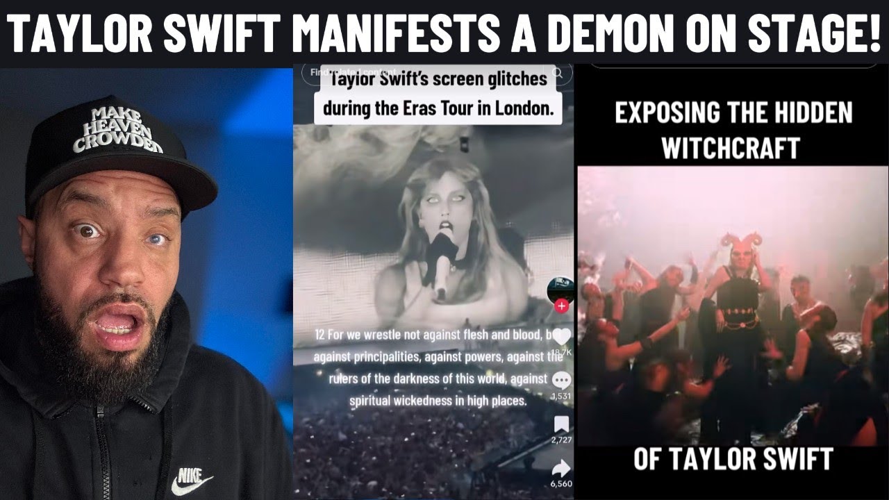 Taylor Swift Manifests A Demon While On Stage! - YouTube